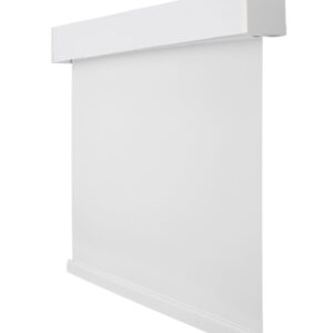 CALYX INTERIORS Blackout Roller Shade with Valance, Thermal Insulating Blind, Cordless, 22" W x 60" H, Simple White