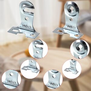 Sumnacon Metal Window Shade Brackets-4PCS Roller Shade Hardware Outside Mount with Screws,Sturdy Roller Shades Bracket for Living Room,Bedroom,Offices