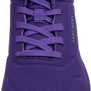 Skechers Women's Uno-Night Shades Sneaker, Purple, 8.5 Wide