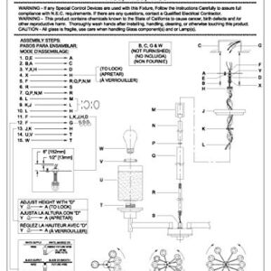 Progress Lighting P4459-09 Alexa Chandeliers, 20-Inch Diameter x 19-13/16-Inch Height, Nickel