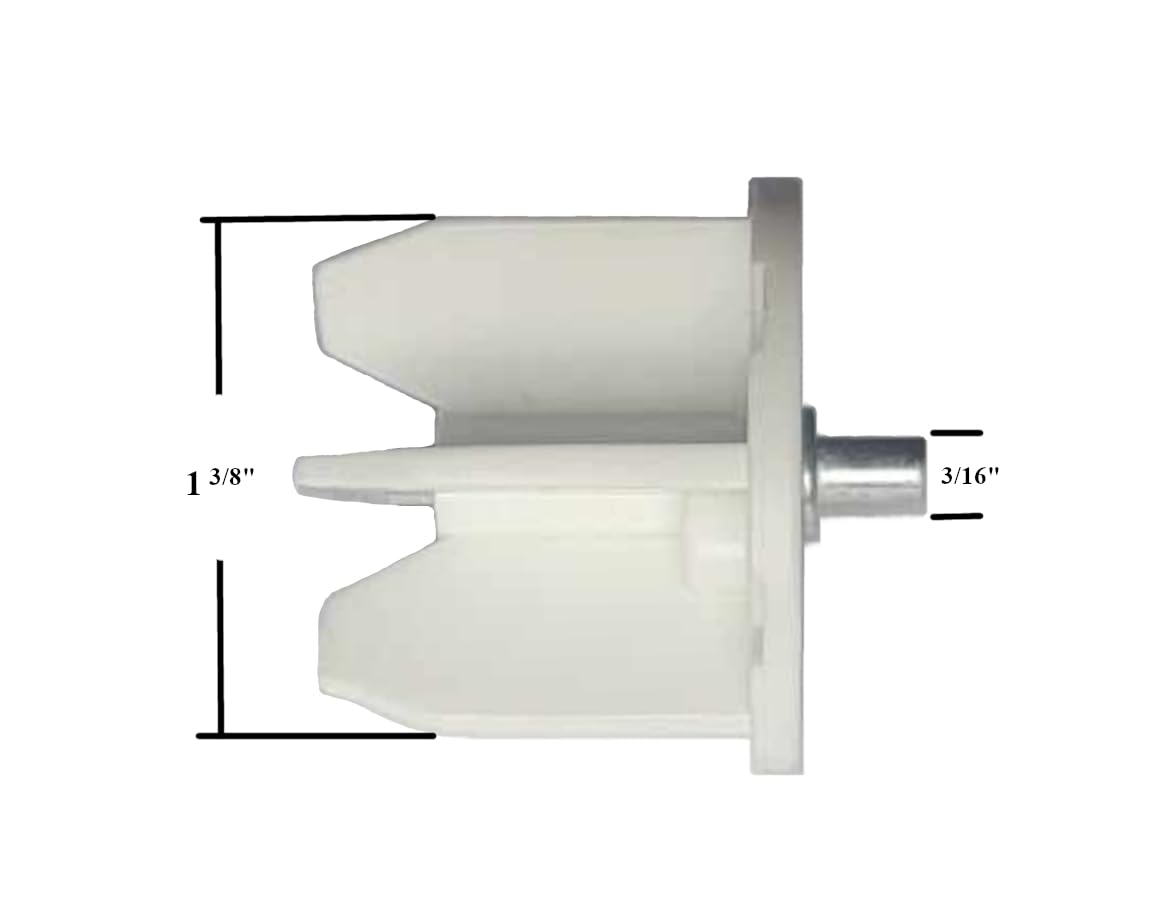 Shade Doctor of Maine END PLUG for 1 3/8" METAL Roller Window Shades with 3/16" Pin