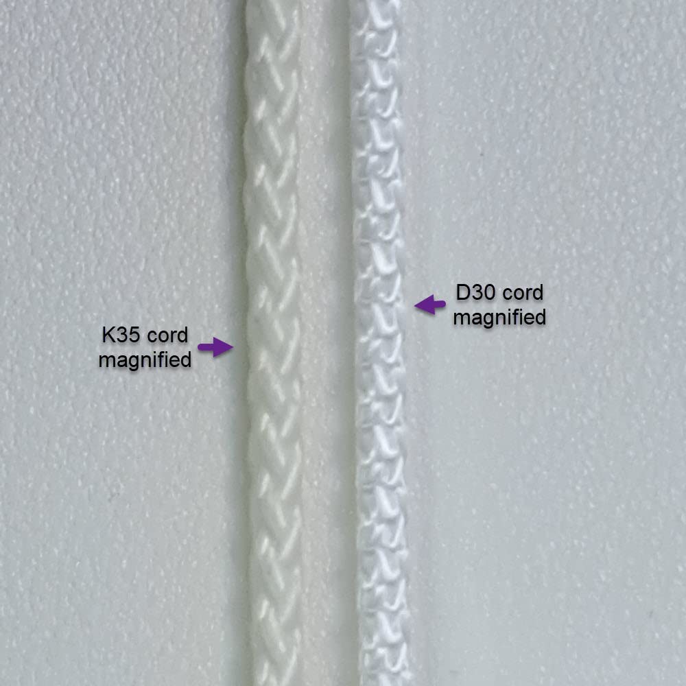 Qty 1. Cord Loop for Window Shades Cellular, Honeycomb, Roman, Roller (K35 Off White, 3ft Loop)