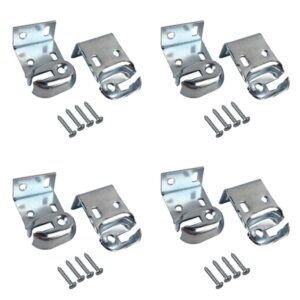 boohao 4 pairs universal replacement mounting brackets roller blind repair kit, mount window shade brackets, curtain roller blind accessories