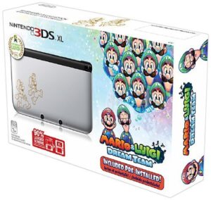 nintendo 3ds xl - silver mario & luigi dream team limited edition (renewed)