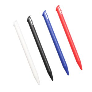 new 3ds xl stylus pen, replacement stylus compatible with nintendo new 3ds xl, 4 in 1 combo touch styli pen set multi color for new 3ds xl