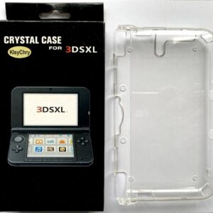 KlsyChry Transparent Hard Shell Case Cover Compatible with Nintendo 3DS XL/LL, Replacement Protective 3DS XL Crystal Clear Housing Case (Not Compatible with The New Version)