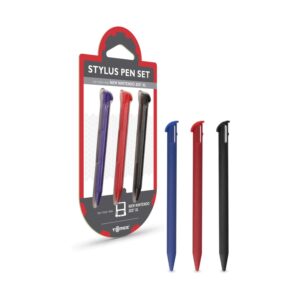 tomee stylus pen set for new nintendo 3ds xl (3-pack)