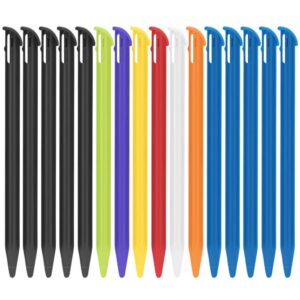 new 3ds xl stylus, 16 pcs stylus pen set for new nintendo 3ds xl and new 3ds ll(8 colors)