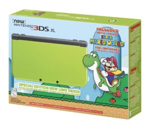 nintendo new 3ds xl - lime green super mario world edition (renewed)