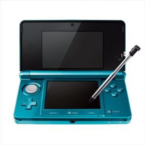 nintendo 3ds console - aqua blue (japanese imported version - only plays japanese version games)