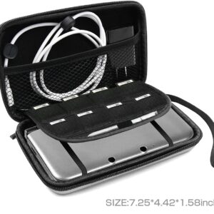 BEADY Carrying Case for Nintendo NEW3DS XL, NEW3DS LL, 3DS XL, 3DS LL Storage case Console Storage case Silver Gray