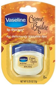 vaseline lip therapy lip balm, creme brulee 0.25 oz (pack of 4)