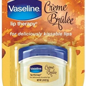 Vaseline Lip Therapy Lip Balm, Creme Brulee 0.25 oz (Pack of 4)