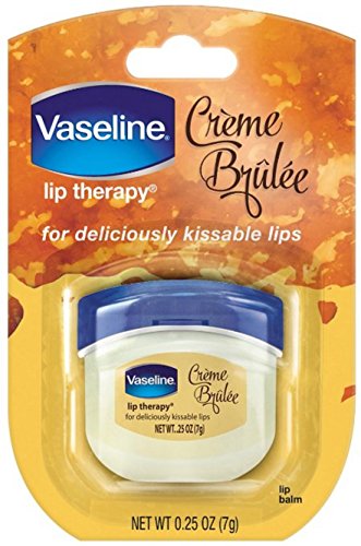 Vaseline Lip Therapy Lip Balm, Creme Brulee 0.25 oz (Pack of 4)