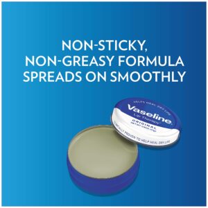 Vaseline Lip Therapy Lip Balm Tin, Original, 0.6 oz