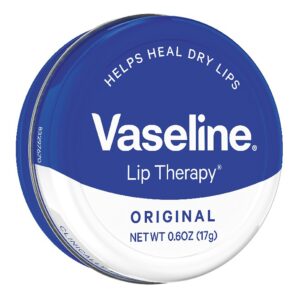 Vaseline Lip Therapy Lip Balm Tin, Original, 0.6 oz