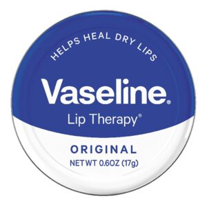 Vaseline Lip Therapy Lip Balm Tin, Original, 0.6 oz