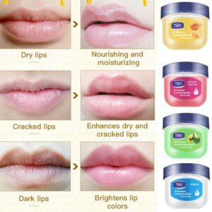 Fruit Flavored Lip Balm Set, Anti Chapping Lip Mmoisturizers, Mini Chapstick, Relieves Dull and Dry Skin, Long Lasting Lip Care Products