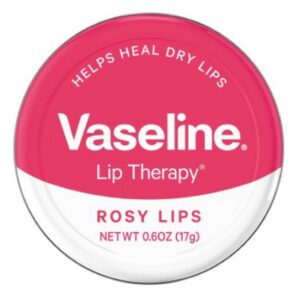 vaseline lip therapy lip balm, rosy lips 0.6 oz (pack of 3)