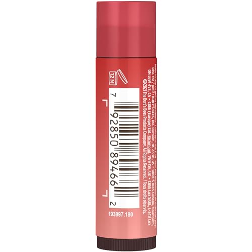 Burt's Bees Lip Tint Balm with Long Lasting 2 in 1 Duo Tinted Balm Formula, Color Infused with Deeply Hydrating Shea Butter for a Natural Looking Buildable Finish, Petal Rose (2-Pack)