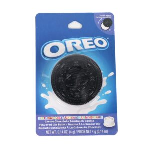 Taste Beauty Oreo Molded Lip Balm, Oreo Cookie Flavored Moisturizing Lip Balm in Cute Oreo Shaped Balm Container