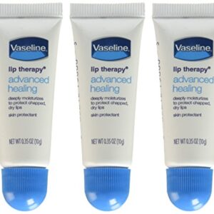 Vaseline Lip Therapy Advanced Petroleum Jelly, 3 Count