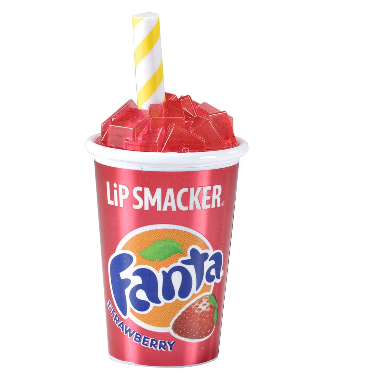 Lip Smacker Coca Cola Collection, lip balm for kids - Strawberry Fanta Strawberry, beverage cup