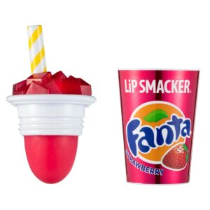 Lip Smacker Coca Cola Collection, lip balm for kids - Strawberry Fanta Strawberry, beverage cup