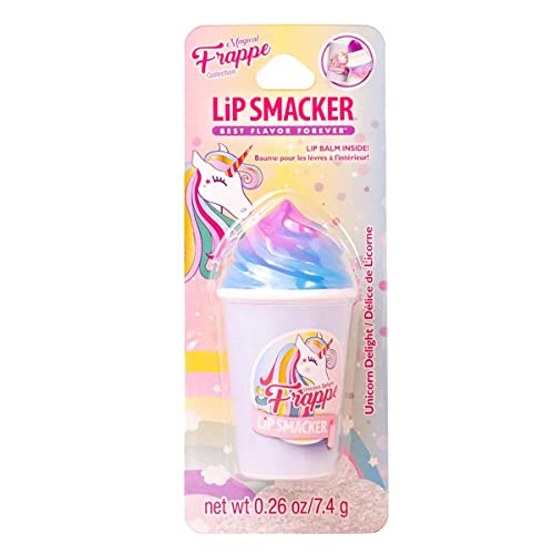 Lip Smacker Frappe Cup Lip Balm, Unicorn, 1 Tube, Prevent Chapped Lips, 0.26 Ounce