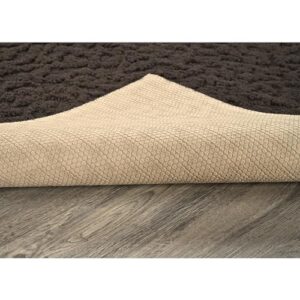 Garland Rug Ivy 5 Ft. x 7 Ft. Area Rug Mocha