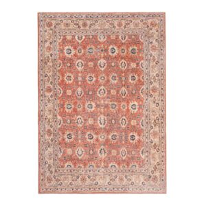 Lbris Area Rug 5x7 Machine Washable Rugs for Living Room Bedroom,Non-Slip Stain-Resistant Large Dining Room Rugs with Rubber Backing,Extra Soft Non Shedding Non Skid Vintage Carpet