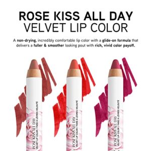 Physicians Formula Rosé Kiss All Day Velvet Lipstick Lip Color Makeup, Red First Kiss | Dermatologist Tested, Clinicially Tested