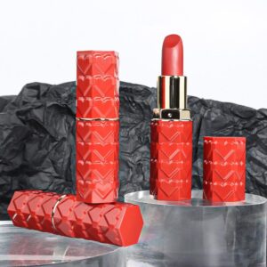 evpct 3Pcs Dark Deep Light Bright Ruby Red Matte Lipstick Set for Women Red Matte Silky Velvet Listick Waterproof Long Lasting Smudge Proof 24 hour Lip Stain Makeup matte lipstick 24 hours original 6