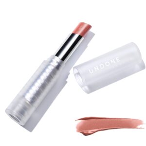 undone beauty light on lip reflecting, amplifying lipstick with sheer, buildable, hydrating color and aloe, coconut & volume enhancing pigment - vegan and paraben & cruelty free - honey rose