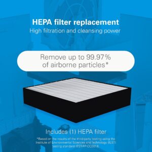 Daikin HEPA Filter, Air Purifier Filter Replacement, Air Purifiers Filter, Removes 99.97% of particles as small as 0.1 microns, Including Pet Dander, Hair, and Dust