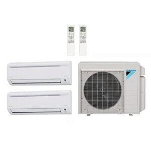 36,000 btu 17.7 seer daikin multi zone mini split heat pump system - 18k-18k 4mxs36rmvju - ftxs18lvju - ftxs18lvju