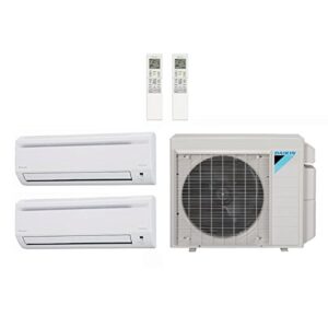 30,000 btu 17.7 seer daikin multi zone mini split heat pump system - 12k-18k 4mxs36rmvju - ftxs12lvju - ftxs18lvju