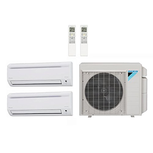 DAIKIN 21,000 Btu 17.9 Seer Multi Zone Mini Split Heat Pump System - 9K-12K