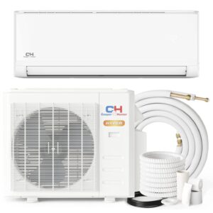 cooper & hunter hyper heat 12,000 btu 21 seer 11 hspf 230v ductless mini-split air conditioners -22f heat pump with 16ft installation kit