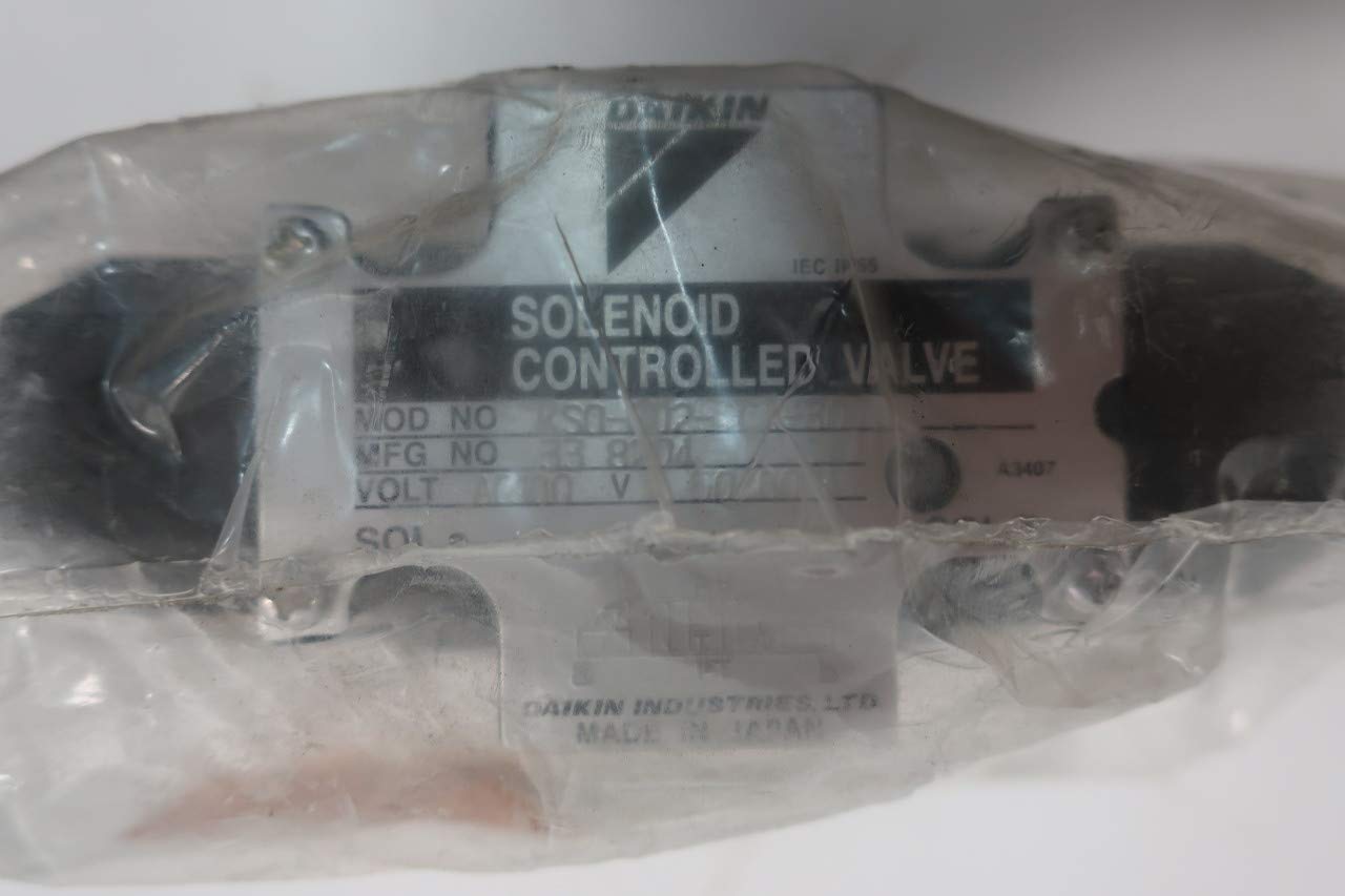 DAIKIN KS0-G02-4CA-30-EN HYDRAULIC CONTROLLED SOLENOID VALVE 100V-AC