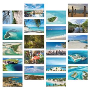 dear mapper bahamas natural landscape postcards pack 20pc/set postcards from around the world greeting cards for business world travel postcard for mailing decor gift