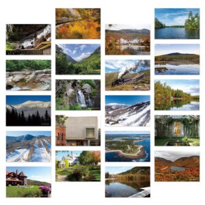 dear mapper vintage united states new hampshire landscape postcards pack 20pc/set postcards from around the world greeting cards for business world travel postcard for mailing decor gift