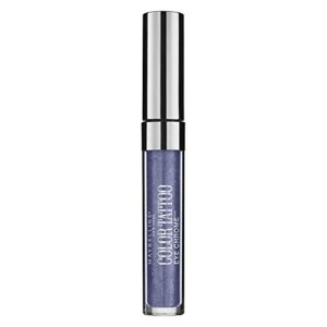 maybelline new york color tattoo eye chrome eyeshadow, bold sapphire, 0.11 fl. oz.