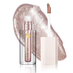 young vision liquid glitter eyeshadow, metallic & shimmer & glow shades,quick-drying, waterproof, non-sticky,0.17 fl oz