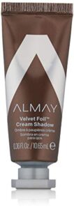 almay velvet foil cream shadow, end game, 0.36 fl. oz., metallic eyeshadow