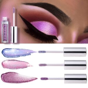 Corleone Glitter Eyeshadow, Liquid Shiny Shimmer Eyeliner, Waterproof Metallic Long Lasting, Quick-Drying, Opaque, Gel-Based Formula, Multi-Dimensional Eye Looks Kit Eye Shadow Set (A10)