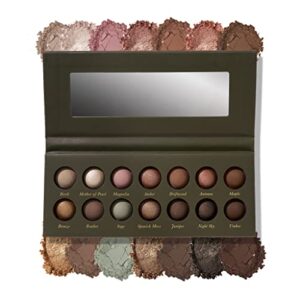 laura geller new york the delectables earthy essentials baked eyeshadow palette | 14 pigmented eyeshadows blendable natural look