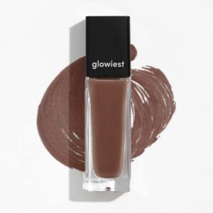 glowiest sophisticated glow eye shadow 003 chocolate bronze | liquid eyeshadow gorgeous & long- lasting & quick-drying eye makeup | cream eyeshadow 0.24 oz (7ml)