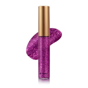 quxunzzz liquid glitter eyeshadow, metallic glitter shimmer eye shadow, waterproof, long lasting, quick-drying, sparkling eye shadow, 09