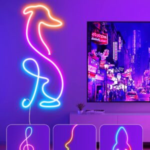 Govee RGBIC Neon Rope Light Mounting Brackets H1000, RGBIC Rope Light Clips, WiFi Neon Lights Holders 20pcs for Neon Rope Light Models H61A0, H61A2, H61A5, H61A8（Not Support H61D3 & H61D5)